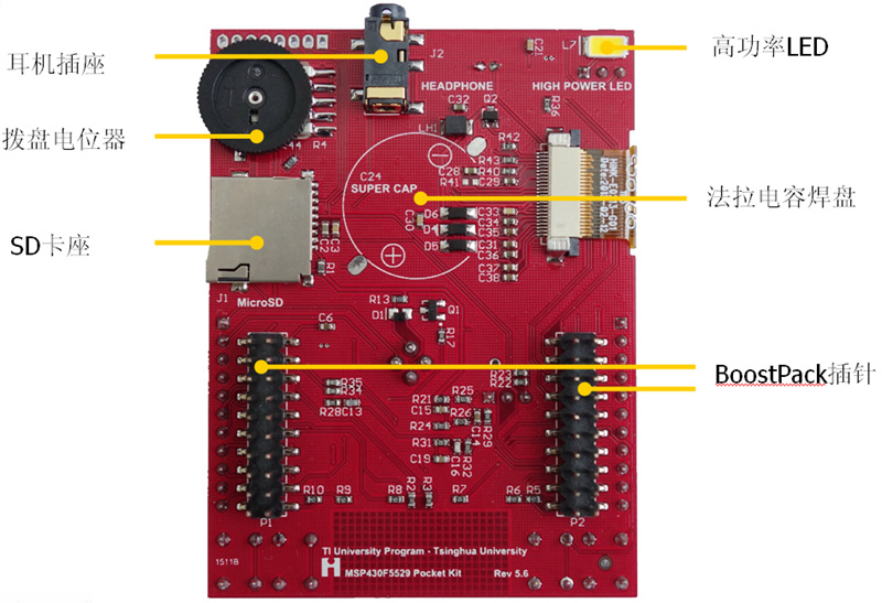 MSP430F5529 Pocket Kit_MSP430系列_华清科仪（北京）科技有限公司
